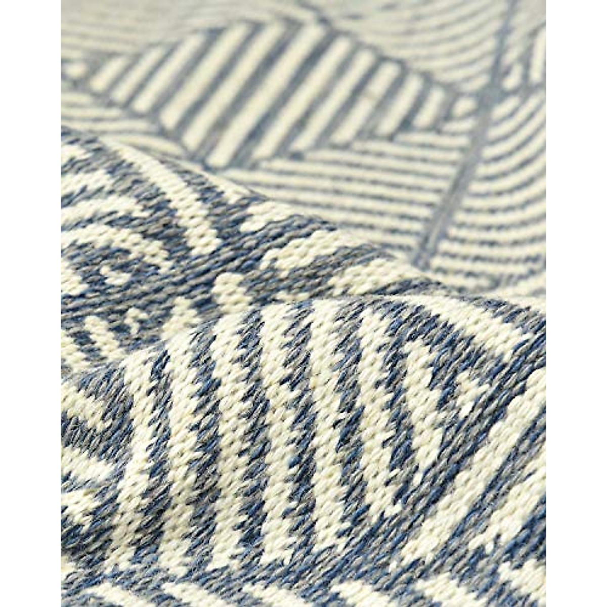 Solo Rugs Edra Contemporary Handmade Area Rug, 8' 0" x 10' 0", Denim