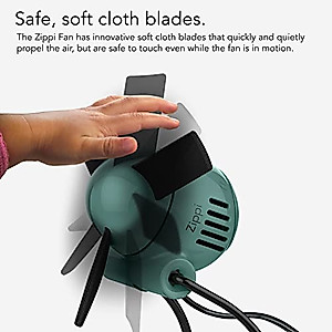 Vornado Zippi Small Personal Fan for Desk, Nightstand, Tabletop, Travel