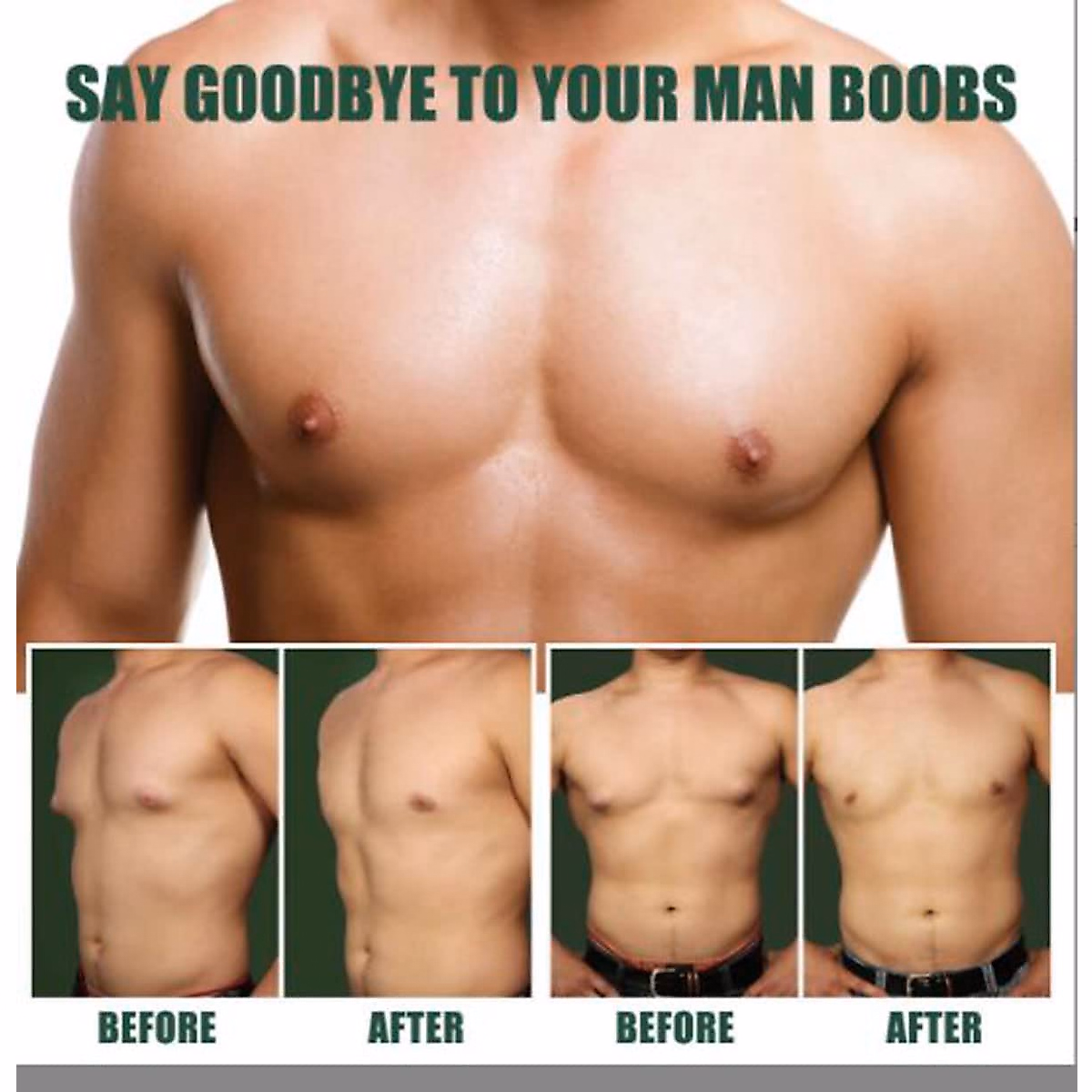 zengxiaoyun 2Pcs Gynecomastia Tightening Ginger Cream