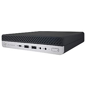 HP EliteDesk 800 G4 Mini Desktop Computer - 2.1 GHz Intel Core i5-8500T Six-Core - 128GB SSD - 8GB - Windows 10 pro (Renewed)