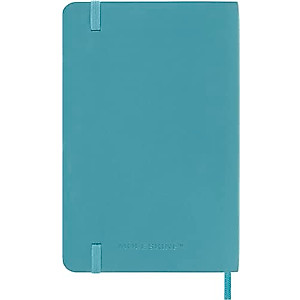 Moleskine Classic Notebook, Soft Cover, Pocket (3.5" x 5.5") Ruled/Lined, Reef Blue, 192 Pages