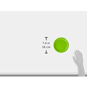 Creative Converting 24 Count Touch of Color Paper Dessert Plates, Fresh Lime