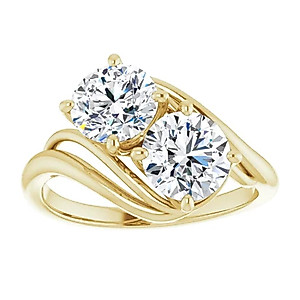 6 CT Round Cut VVS1 Colorless Moissanite Engagement Ring Set, Wedding/Bridal Ring Set, Sterling Silver Vintage Antique Anniversary Best Ring Set Gifts for Woman