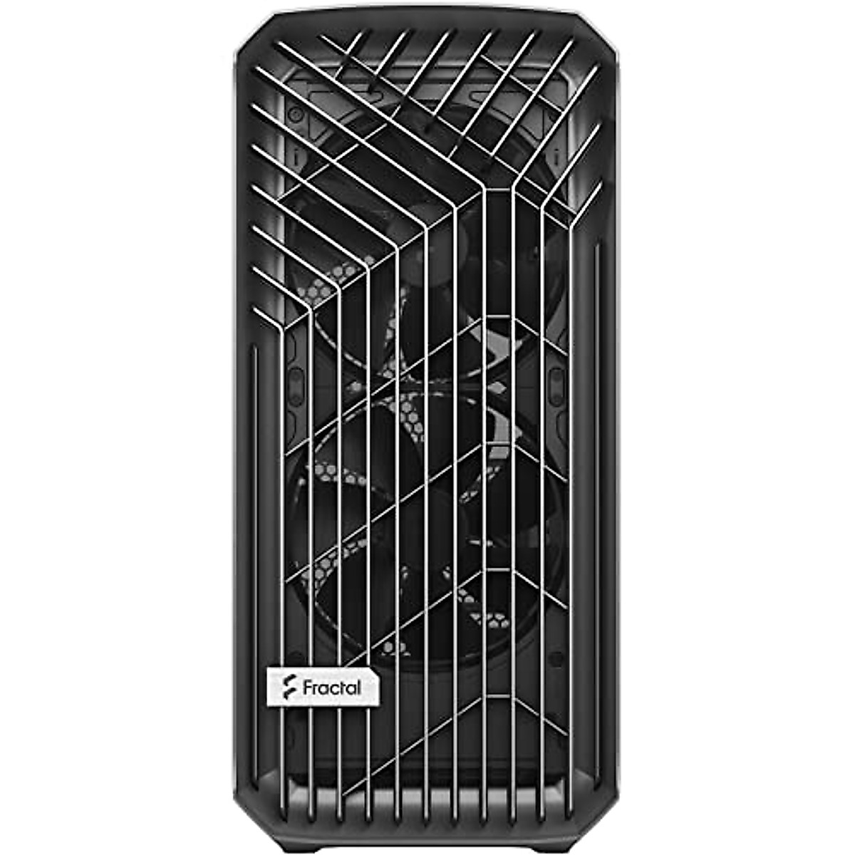Fractal Design Torrent Gray - Ligth Tint Tempered Glass Side Panel - Open Grille for Maximum air Intake - Two 180mm PWM and Three 140mm Fans Included - Type C - ATX Airflow Mid Tower PC Gaming Case