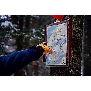 Gordini Men's Standard Cache Gauntlet Glove, Tan/Black, Large