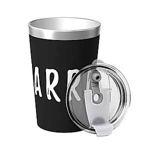 12oz Tumbler Warrior Carcinoid Cancer Awareness Stainless Steel Cup With Straw And Lid Spill Proof Bulk Double Wall Vacuum Reusable Water Tumblers For Cold Hot Drink