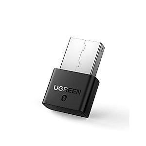 UGREEN USB Bluetooth 4.0 Adapter Nano USB Wireless Dongle Plug and Play for Win 10 8 Support Win 7 Vista Laptop Desktop to Bluetooth Headphone Speaker Keyboard Mouse Game Controller