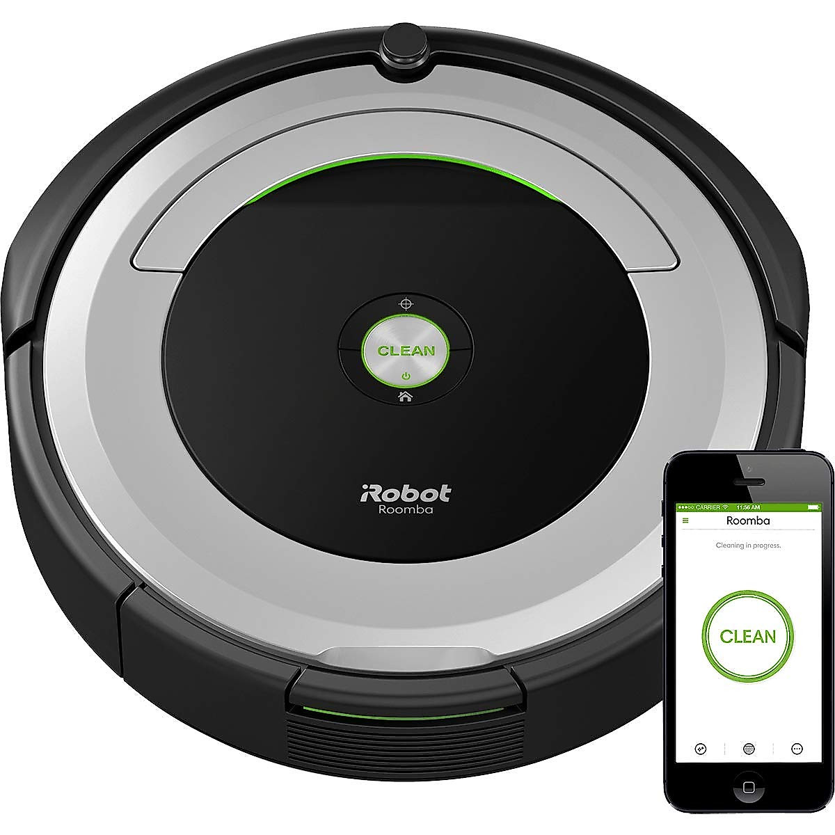 iRobot Roomba 690 Robot Vacuum-Wi-Fi Connectivity, Works with Alexa, Good for Pet Hair, Carpets, Hard Floors, Self-Charging