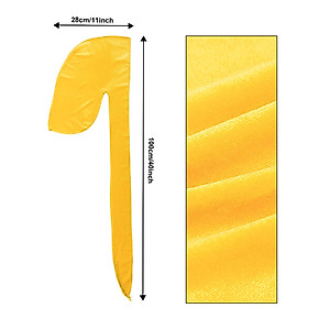 12 Pieces Velvet Durags Caps Wide Strap Headwraps Long Tail Turban Beanies for 360 Wave Men Women (Multicoloured)