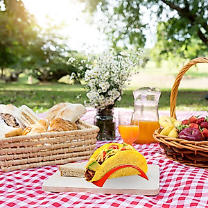 Protector Plastic Plate Food Shell Tortilla Holder 6PCS Colorful Holder Holder Kitchen，Dining & Bar Mini Drying Rack
