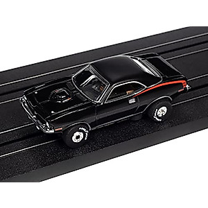 Auto World Thunderjet OK Used Cars 1970 Plymouth Cuda (Black) HO Scale Slot Car