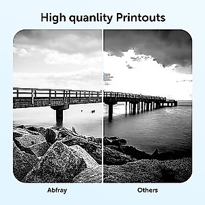 60XL Black Ink Cartridge High Yield Compatible for HP 60 XL Ink Work with HP PhotoSmart C4780 C4680 C4795 C4640 D110 D110a Deskjet F4480 F4440 F2430 Envy 110 120 111 Printer Remanufactured (2 Pack)