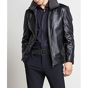 Drizzte 47'' Big and Tall Size Double Prong Belt Black Grommet Nylon Belts for Men Unisex