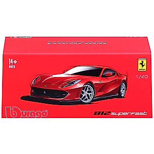 Bburago 1:43 Ferrari Signature Series - Ferrari 812 Superfast (Red)