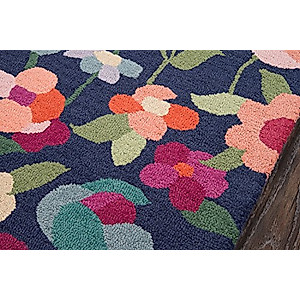 Momeni Newport Collection Area Rug, 2'0" x 3'0", Navy