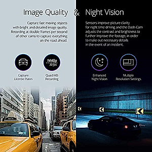 Nextbase 422GW Dash Cam + Rear Window Camera - 1440p HD Recording in Car Camera - Wi-fi GPS Bluetooth Alexa Enabled - Parking Mode - Night Vision - Loop Recording - Automatic Power and Crash Detection
