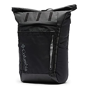 Columbia Unisex Convey II 27L Rolltop Backpack, Black, One Size