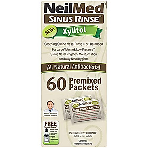 NeilMed Sinus Rinse Premixed Refill Packets with Xylitol, 60ct.