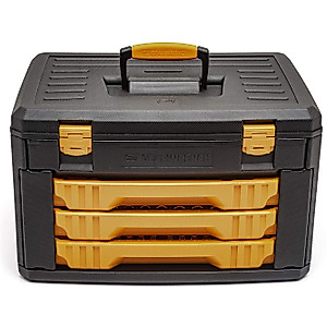 GEARWRENCH 243 Pc. 12 Pt. Mechanics Tool Set in 3 Drawer Storage Box - 80972