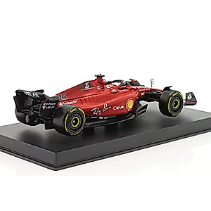 Bburago - 1/43 Scale Model Compatible with Ferrari Replica Miniature Model Compatible with Scuderia Replica Miniature F1-75 # 16 Compatible with Charles Leclerc Replica Miniature Model 2022 Racing