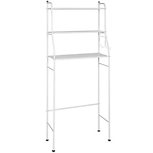 be current Over-The-Toilet Storage Rack, 3-Tier Bathroom Organizer Shelf, Freestanding Space Saver Toilet Stands, 3-Shelf Over The Cabinet Tower White