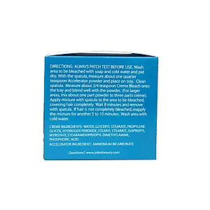 Jolen 4 Ounce Creme Bleach Regular Lightens Excess Dark Hair (118ml)