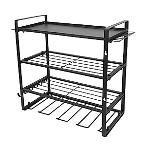 Power Tool Organizer Wall Mount, Heavy Duty Drill Holder, Drill Holder Wall Mount, Metal Cordless Drill Storage, Wall Mounted Power Tool Holder for Garage and Workbench