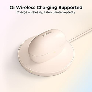 1MORE ColorBuds2 Active Noise Cancelling Wireless Earbuds, Bluetooth 5.2 Headphones, Sound ID, Dual Mode Noise Cancelling, CVC 8.0 for Clear Calls, Fast & Wireless Charging, IPX5, Gold