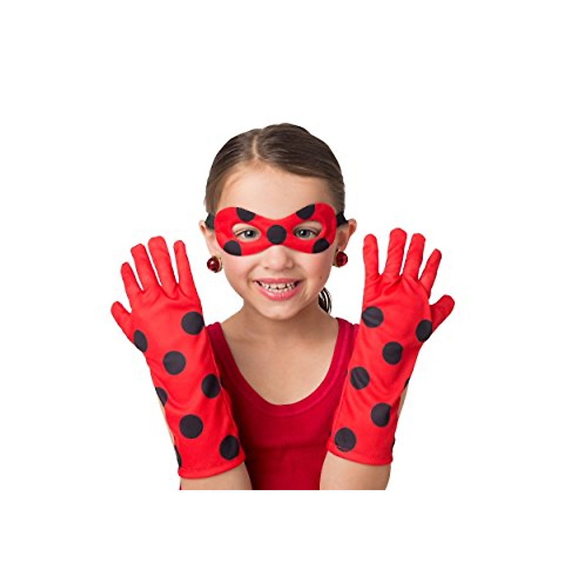 Bandai – 39780 – Miraculous Fancy Dress Set, One size – Red