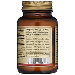 Solgar Yeast-free Selenium 200 Mcg, 100 Tablets - Supports Antioxidant and Immune System 100 Servings, 100 Count (Pack of 12)