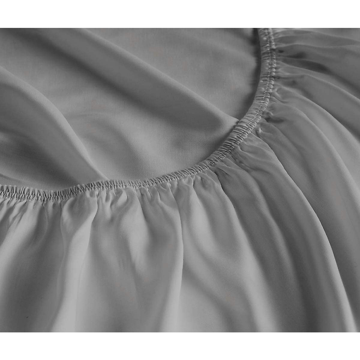 Olympic Queen Sheets,100% Brushed Microfiber sheets, Olympic Queen Sheets Sets 66x80, 4 Pcs Olympic Queen Bedding, Extra Soft Olympic Queen Sheets to fit 16" Deep Olympic Queen Mattress ( Light Grey)