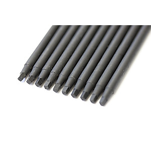 UFFY - 6" Inch Robertson Square SQ # 2 Power Impact Bit 10 pack 1/4 Hex