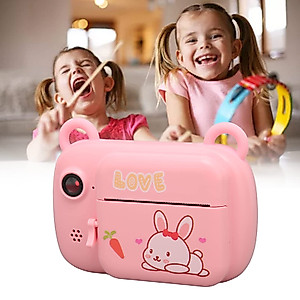 A7B Children's Digital Print Camera - Selfie Camera Toy for 3-10 Year Old Kids