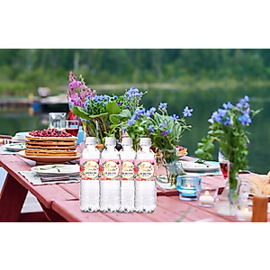 WaaHome Thank You for Celebrating with Us Water Bottle Labels Decorations, 24pcs Waterproof Pink Flower Bottle Labels Stickers for Wedding Baby Shower Bridal Shower Holiday Party Favors Supplies