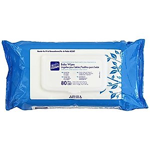 Nice 'N Clean Baby Wipes Soft-Pack with Aloe - Unscented, Hypoallergenic, 80 Wipes(pack of 12)