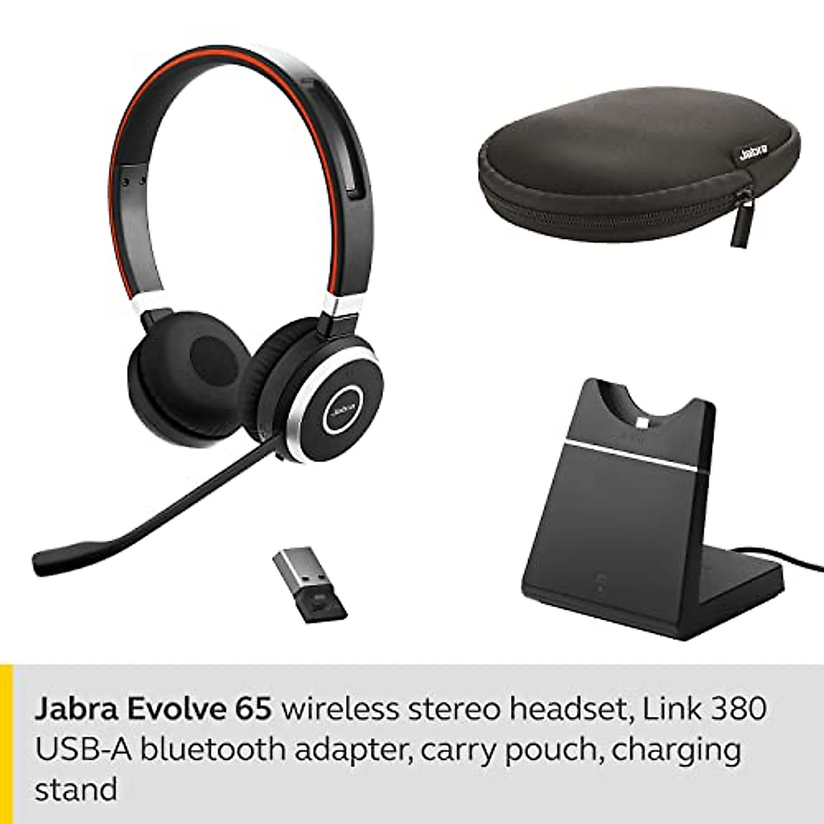 Jabra Evolve 65 With Charging Stand MS Stereo