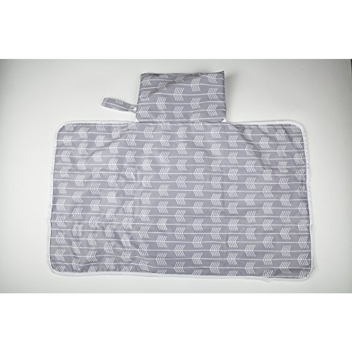 Sigzagor Baby Diaper Changing Mat Pad Portable Foldable Washable Compact Travel Nappy Waterproof Play Mat 30inx18.5in (Arrow)