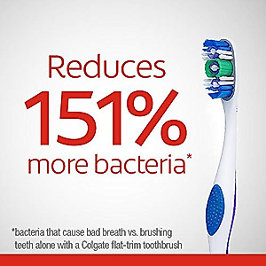 Colgate 360° Toothbrush with Tongue and Cheek Cleaner, Soft - 6 Count