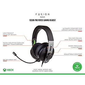 PowerA FUSION Pro Wired Gaming Headset for Xbox Series X|S
