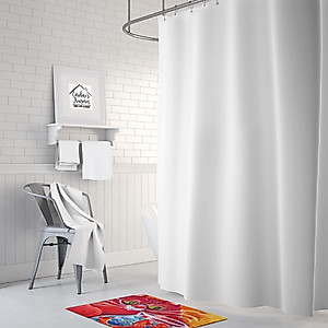 Caroline's Treasures 6048RUG Big Red Cat at the fishbowl Machine Washable Memory Foam Mat, Bathroom Rug, Non-Slip Bath Mat, Durable Thick Washable Rugs for Kitchen, Bathroom Quick Dry, Decorative Artw