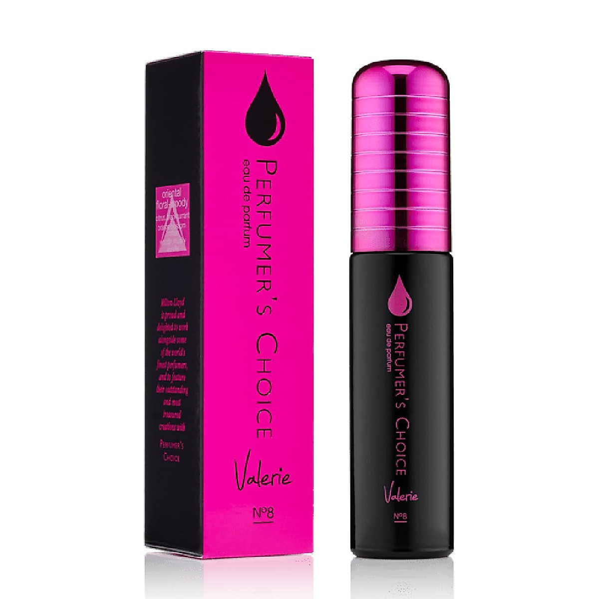 Perfumers Choice No 8 Valerie by Milton-Lloyd - Perfume for Women - Amber Floral Woody Fragrance - Opens with Notes of Citrus and Blackcurrant - Sophisticated and Sensual - 1.7 oz EDP Spray