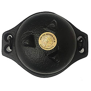 Cast Iron Cauldron w/Handle, Ideal for smudging, Incense Burning, Ritual Purpose, Decoration, Candle Holder, etc. (4" Diameter Handle to Handle, 2.5" Inside Diameter)