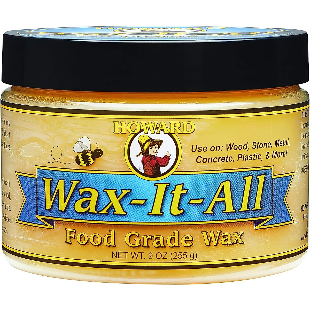 Howard Products WAX009 Food-Grade Wax, 9 Ounce (Pack of 1), Cream
