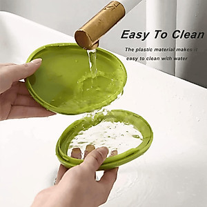 SiiMMM Transparent Film Fruit and Vegetable Preservation Box Set - Keep Produce Fresh - Avocado Cover, Onion Storage Box, Leak-Proof - Ideal for Kitchen and Home (Brown)