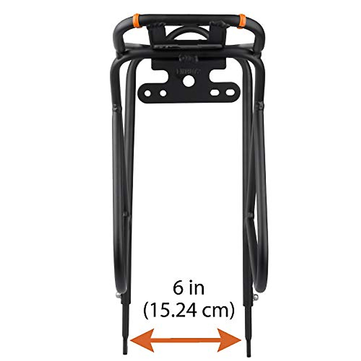 Ibera Bike Rack – Bicycle Touring Carrier with Fender Board, Frame-Mounted for Heavier Top & Side Loads, Height Adjustable for 26"-29" Frames