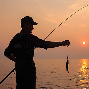 Cadence Essence Spinning Rod, Strong & Lightweight 24-Ton Graphite Rod, Stainless Steel Guides with SIC Inserts, Freshwater or Saltwater, Extremely Sensitive Spinning Rod (Essence 701S-MHF)