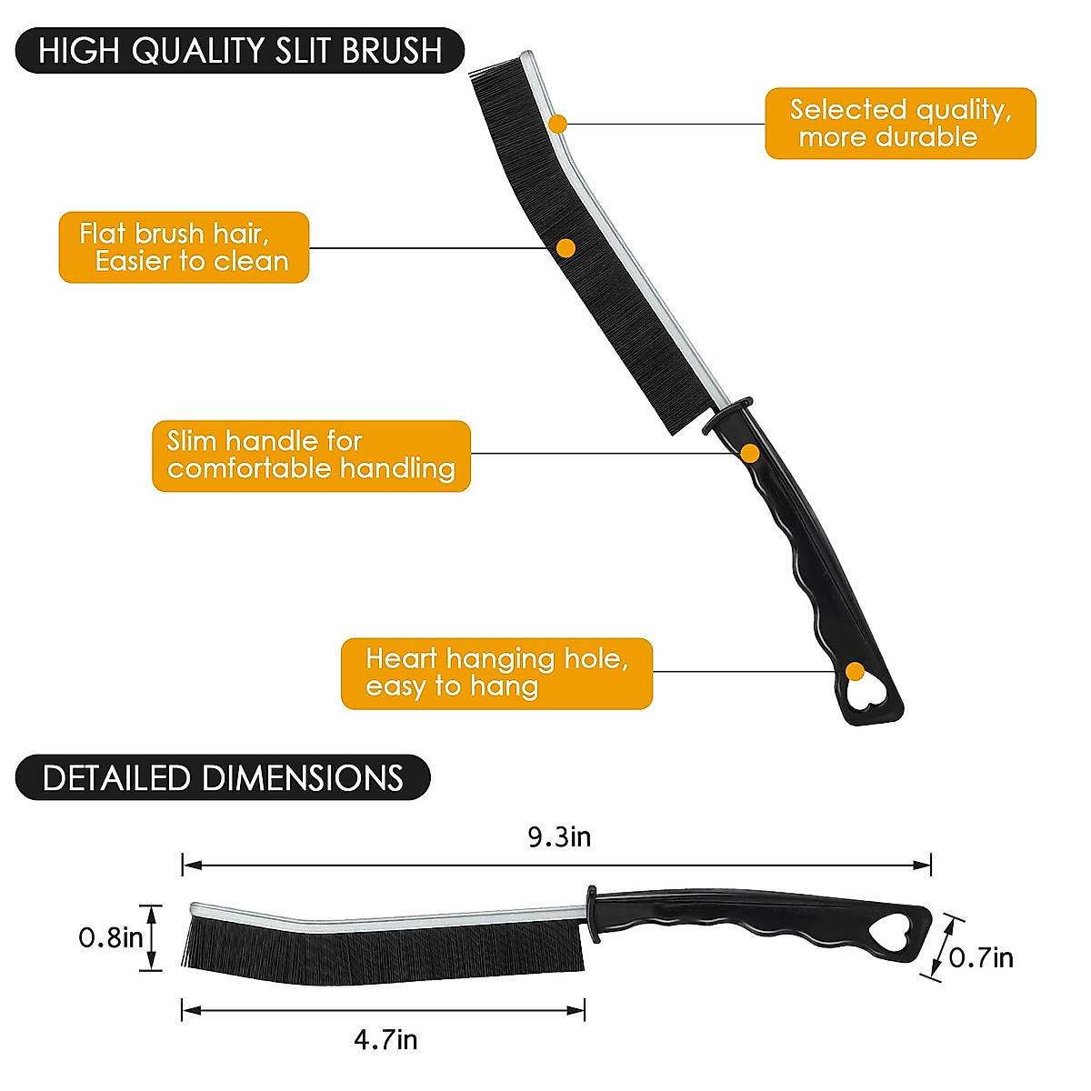 12 Pack Hard Bristle Crevice Cleaning Brush Set, Multifunctional Bathroom Gap Cleaning Brush, Kitchen Scrub Brush Cleaning Tools