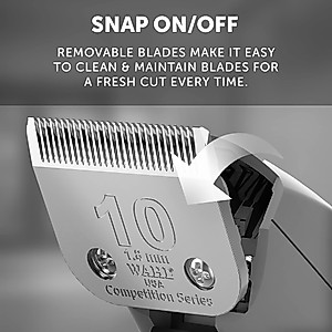 Wahl Competition Blade, Number 30, Full Tooth, Blade Set Animal Clipper, 0.8mm, Replacement Blades, Spare Clipper Blade, Pet Clipper Spares, Stainless Steel, Rust Resistant, Precise Cutting