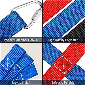 Climbing Net for Kids, Polyester Rope Ladder Jungle Gym Playground & Backyard Set, Ninja Warrior Style Obstacle Course Cargo Net for Kids Outdoor Treehouse, Swing Set Or Monkey Bar Attachment
