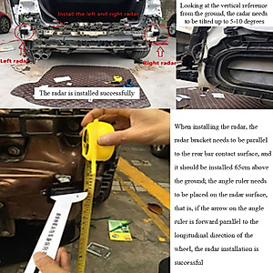 Blind Spot Detection System,Blind Spot Sensor,Blind Spot Detection System,12V Universal Blind Spot Detection Monitoring System Kit B Sensor